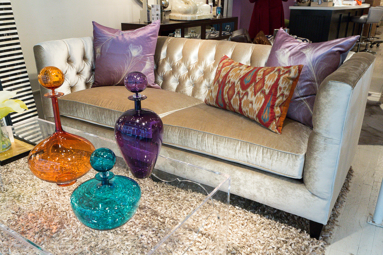Decanter Genie Bottle,­ Apricot - Joe Cariati | Luxe Home Philadelphia
