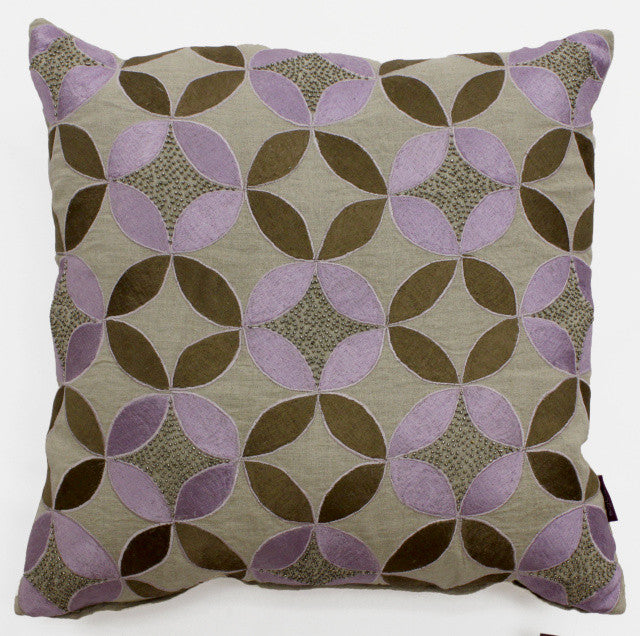 Evin Circles Accent Pillow - Sabira Collection | Luxe Home Philadelphia